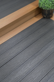 Ivory/Grey Co-Ex Composite Decking 3.6m Length